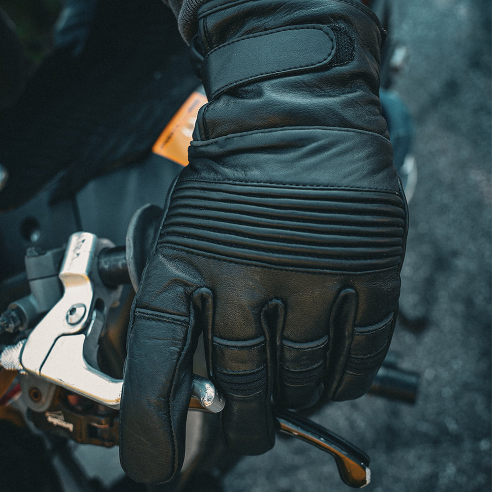 Waterproof Leather Motorcycle Gloves | Men's Riding Gear | Leather Bound NJ