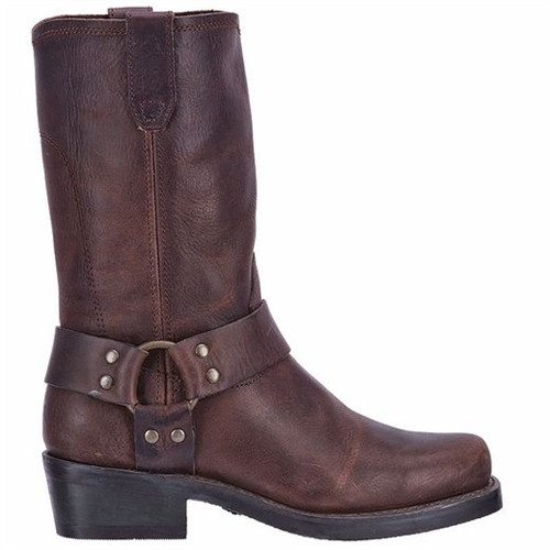 Ladies Distressed Brown Harness Boots | Dingo | Leather Bound NJ
