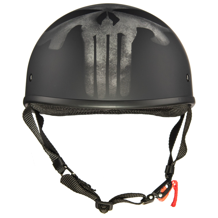 Punisher Skull Smallest DOT Motorcycle Helmet | Lightweight Low-Profile ...