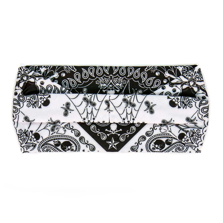 Paisley Skull Bling Biker Headband | Milwaukee Motorcycle Gear ...