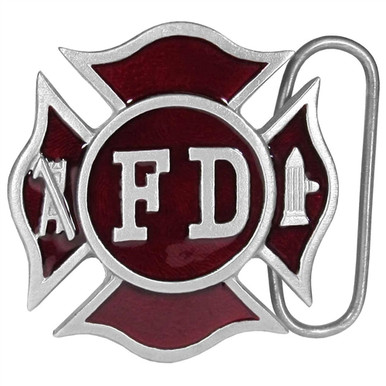 Fireman's Cross Belt Buckle