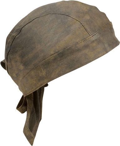 Milwaukee Leather Distressed Brown Biker Head Wrap