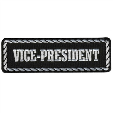 Motorcycle Club Patches - Vice President - Officer Ranks
