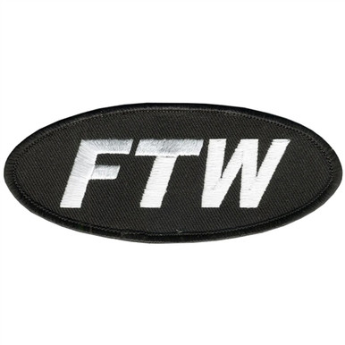 Oval FTW Biker Patch | Hot Leathers | Leather Bound NJ
