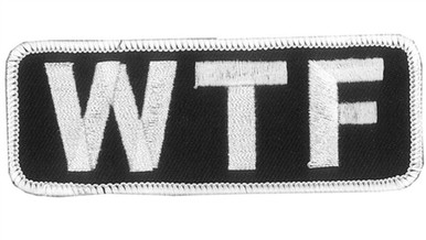 WTF Biker Patch | Hot Leathers | Leather Bound NJ