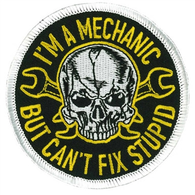 Mechanic Biker Patch – Hot Leathers Motorcycle Patch | Leather Bound NJ