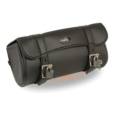 Large Motorcycle Tool Bag with Locks | Secure Storage | Leather Bound NJ