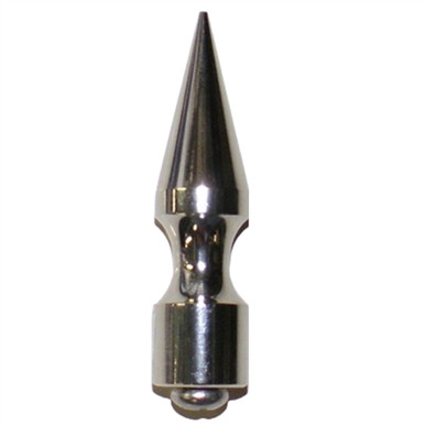 Biker Chrome 2 1/2 inch Spike - Helmet Spikes - Leather Bound NJ