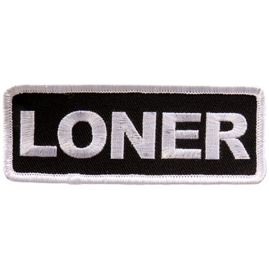 LONER Biker Patch | Leather Bound NJ