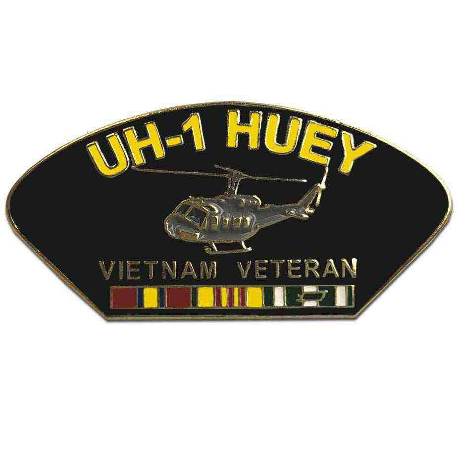 Vietnam Veteran UH-1 Huey Lapel Pins / VetFriends.com