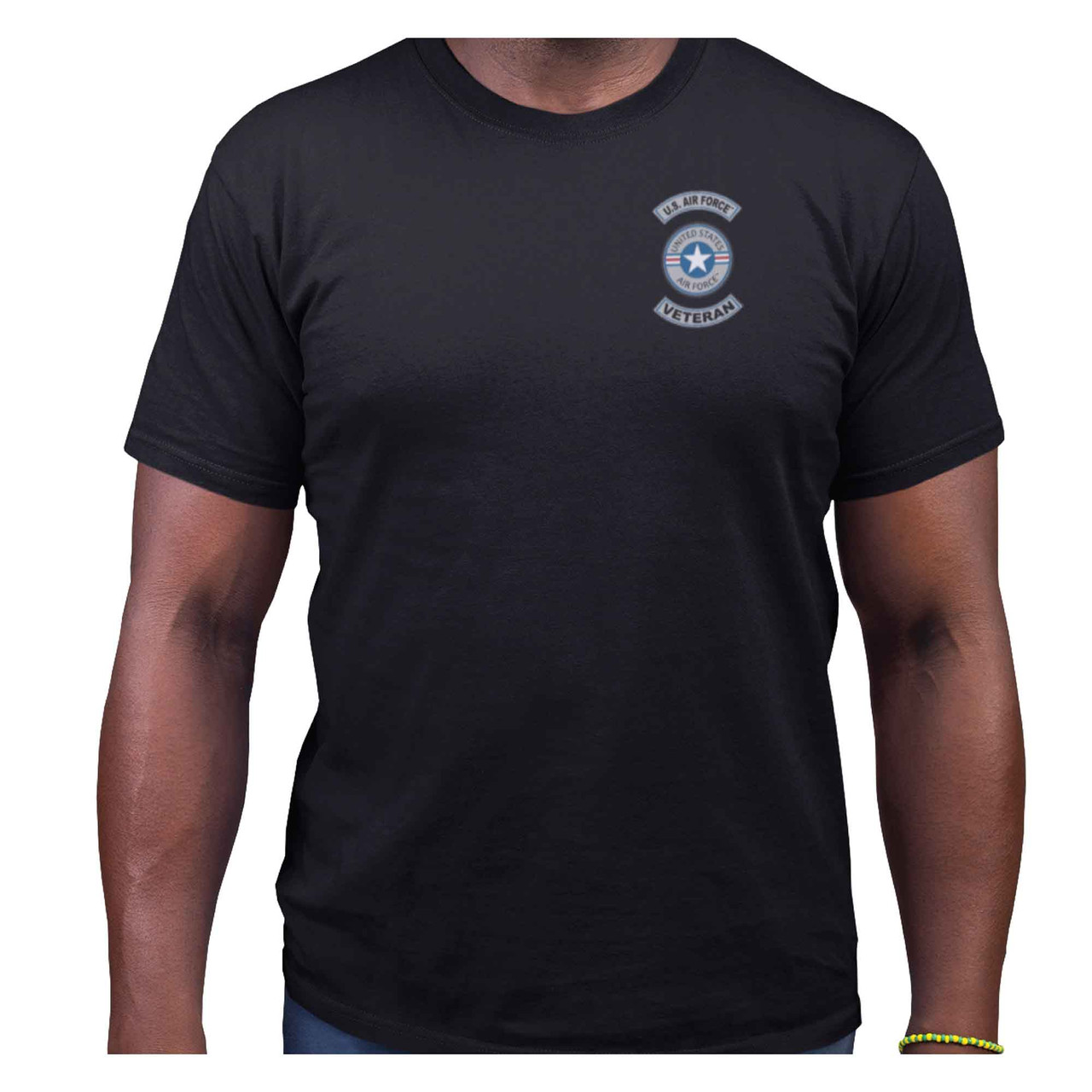 US Air Force Veteran T-Shirt with USAF Roundel Logo
