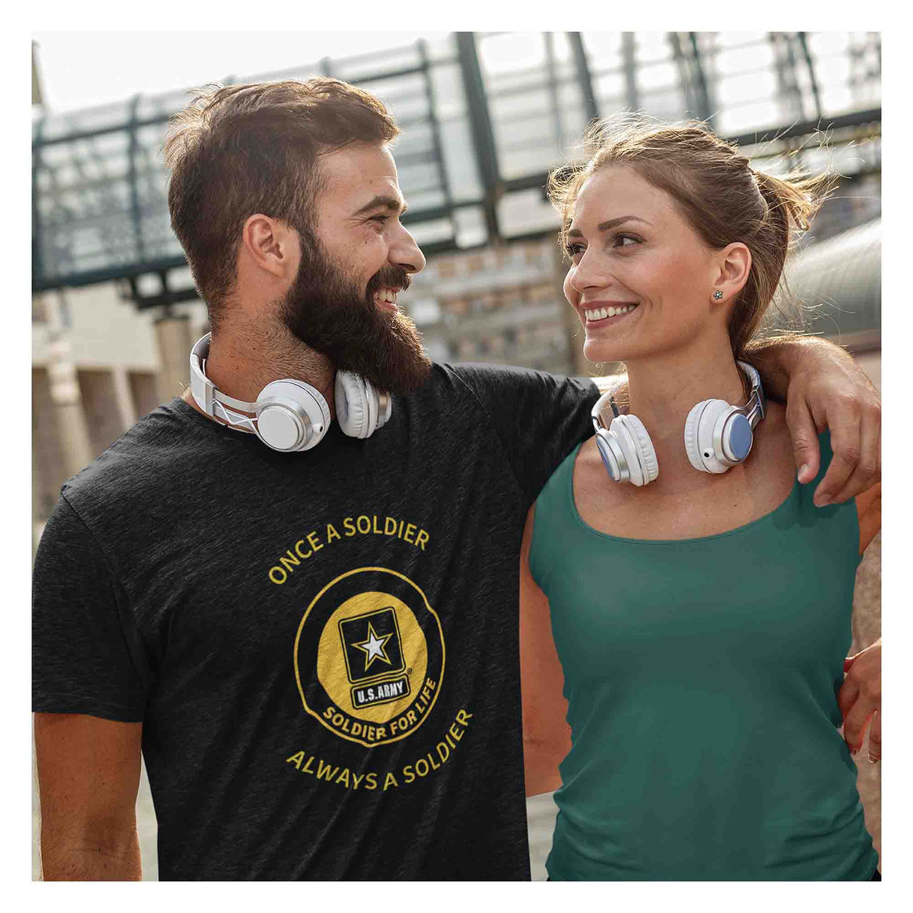 Officially Licensed U.S. Army Soldier for Life logo with "Once A ...