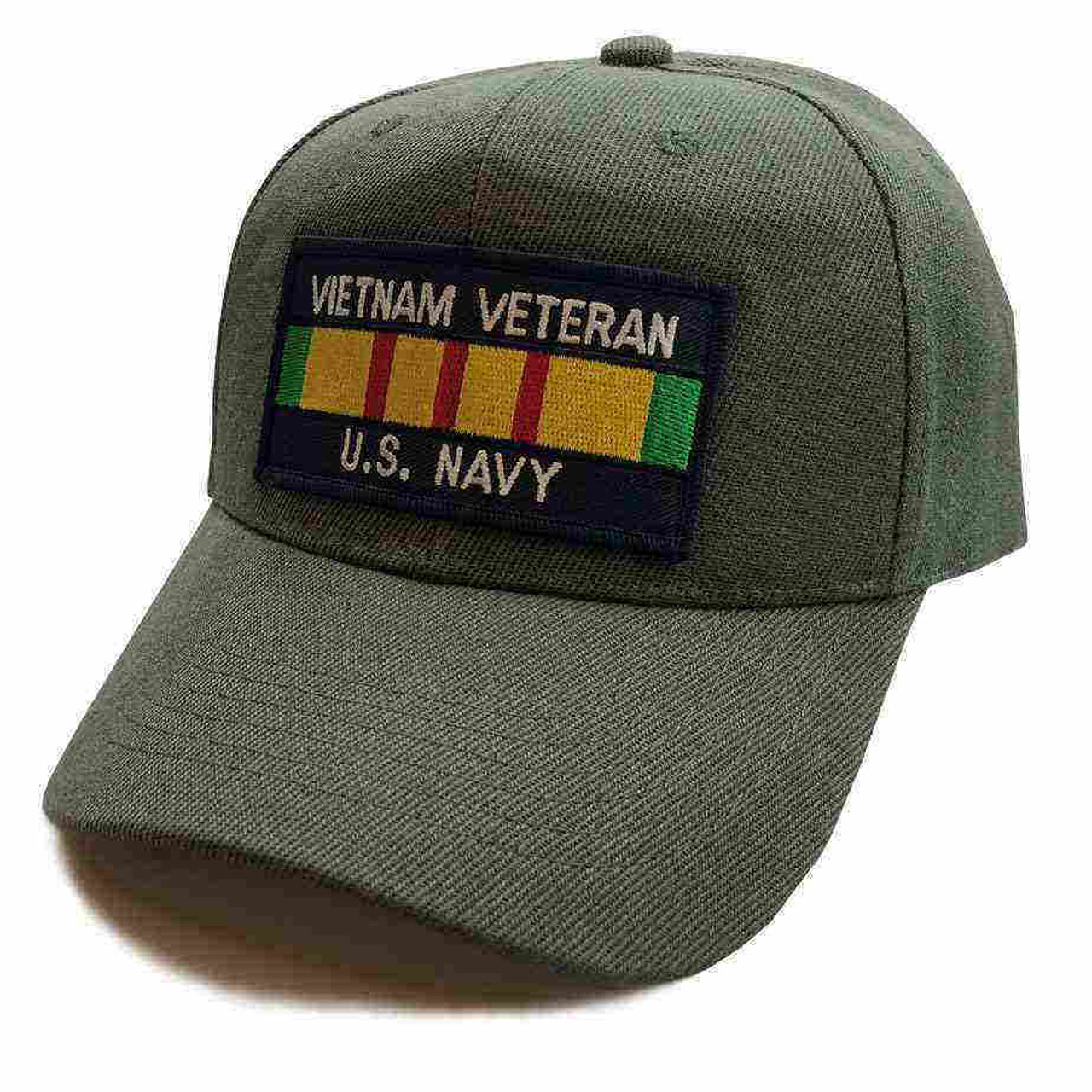 US Navy Vietnam Veteran Service Ribbon 6 Panel Hat US Navy Vietnam Veteran Service Ribbon 6 Panel Hat
