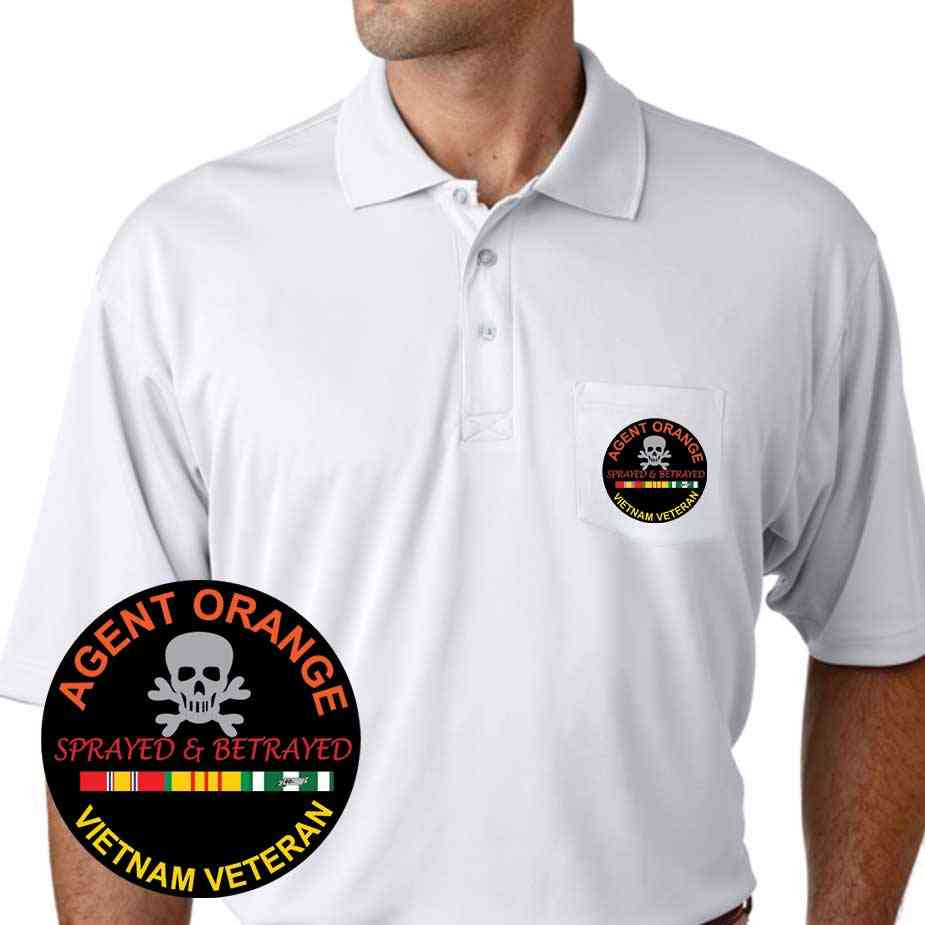 Vietnam Veteran w/ Ribbons: Agent Orange Patch