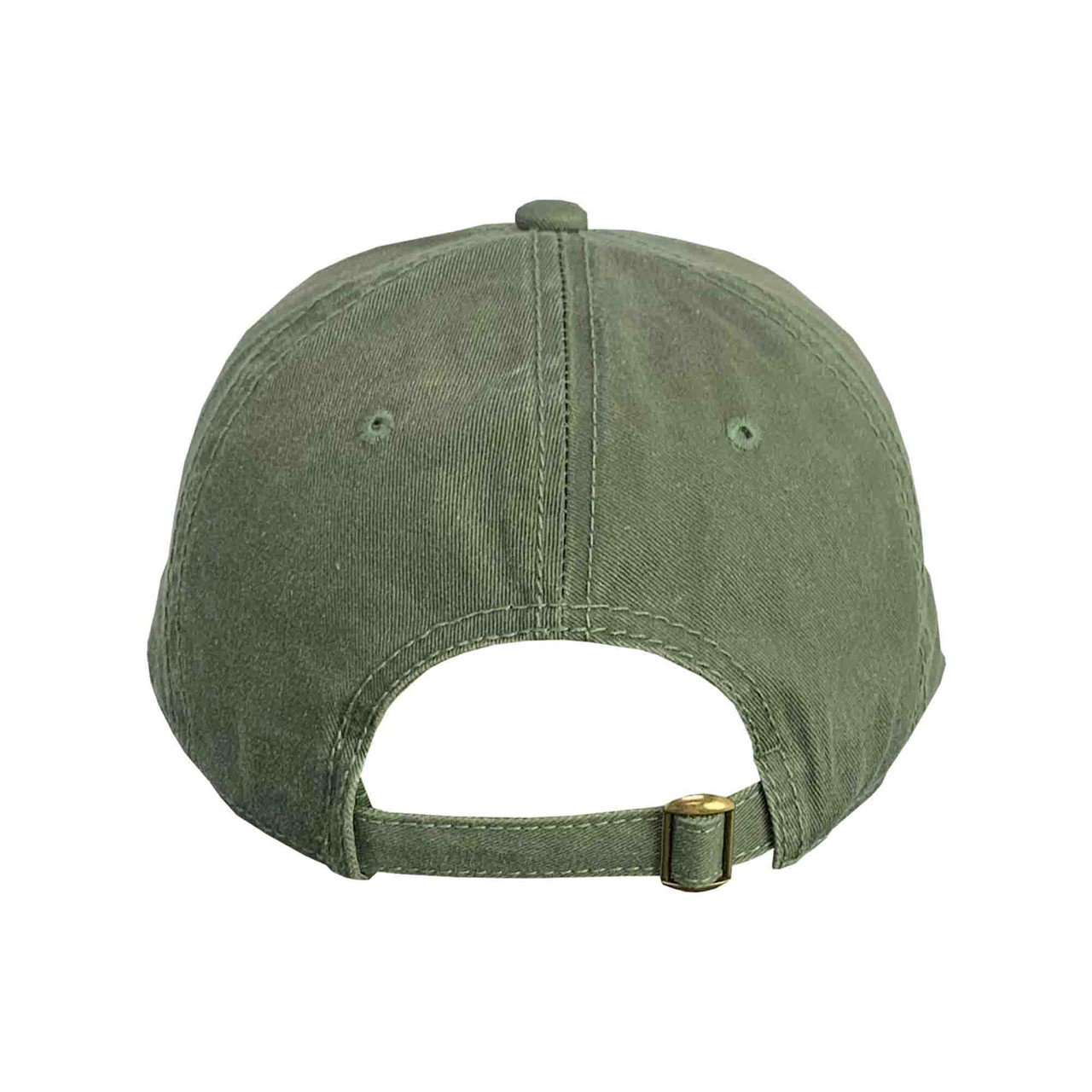 Black USA Flag Embroidered Olive Drab Hat