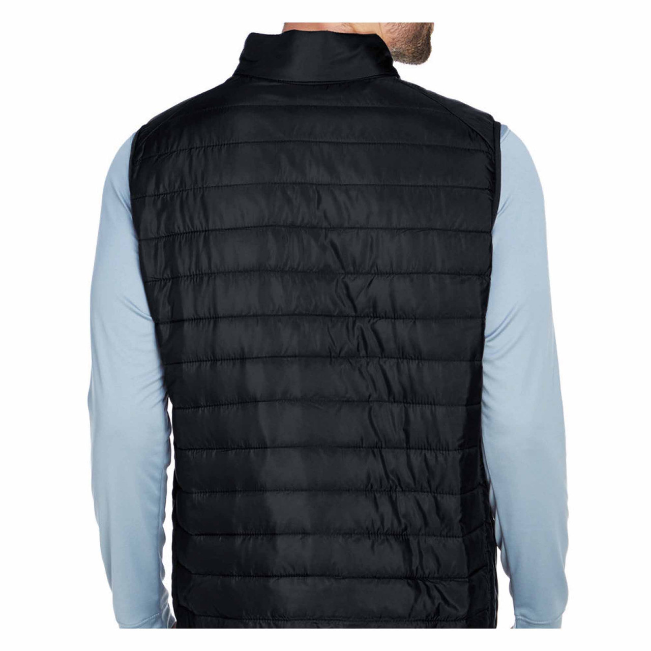 Vietnam Combat Veteran Embroidered Puffer Vest