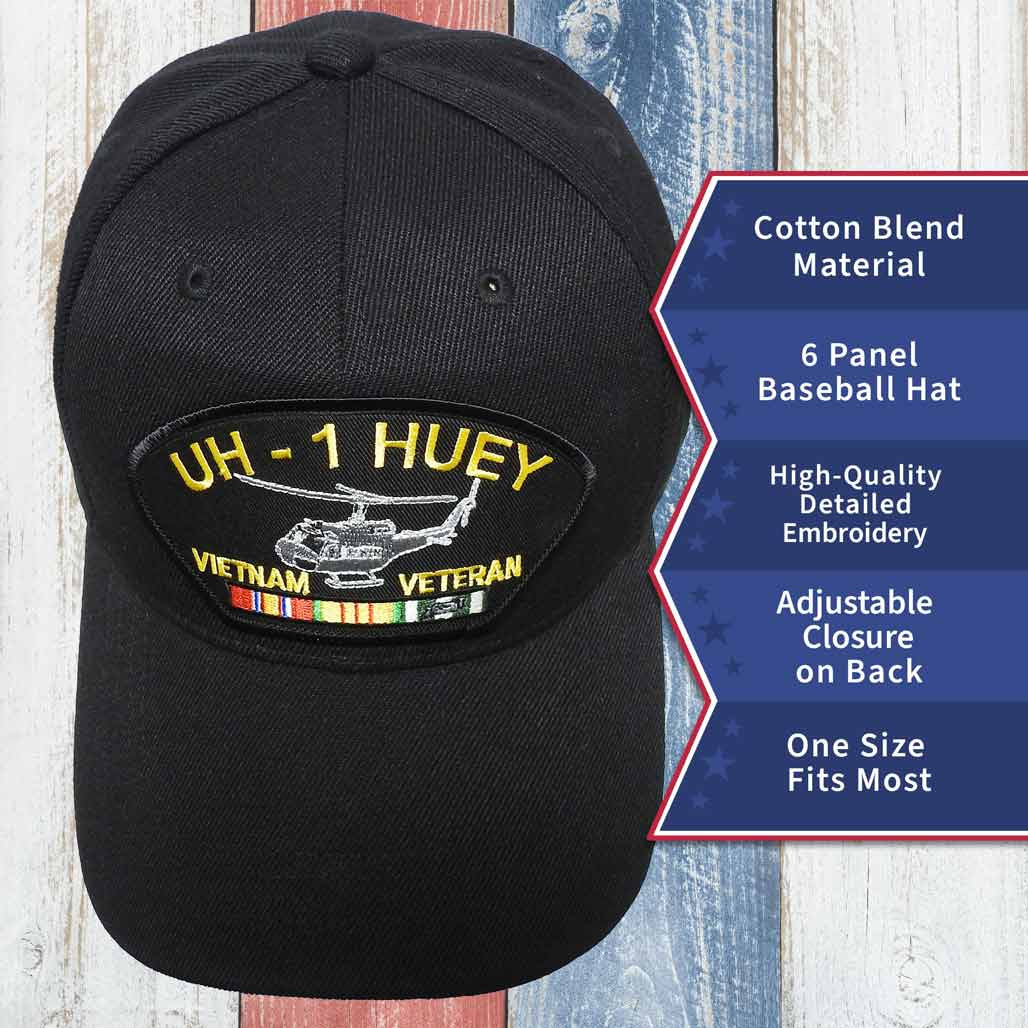 UH-1 Huey Vietnam Veteran Hat | VetFriends.com