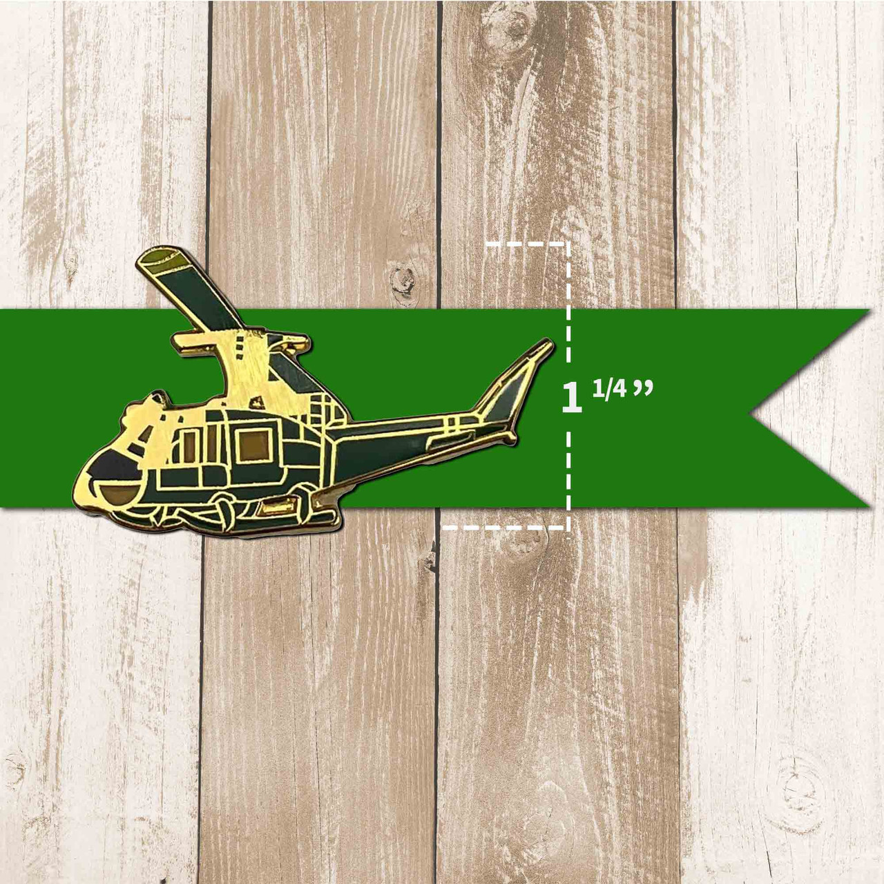 UH-1 Huey Helicopter Hat/Lapel Pin | USA Pins | VetFriends