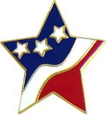 American Flag Stars and Stripes Support Enamel lapel/hat pin