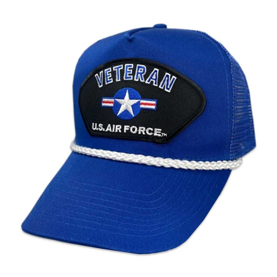 US Air Force Veteran Roundel Baseball Cap - Hats | VetFriends.com