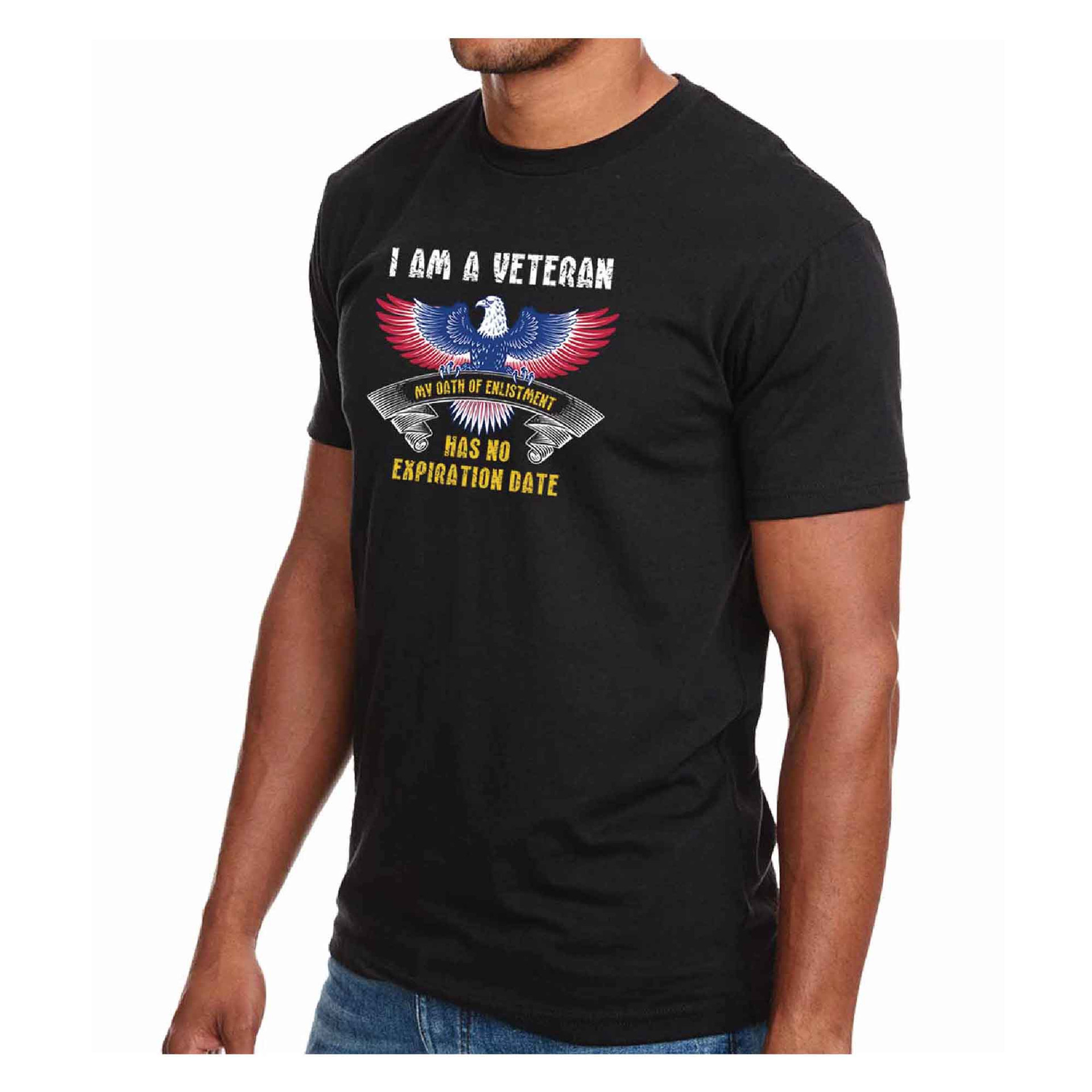 Officially Licensed US Air Force Veteran T-Shirt with AF Roundel Graphic