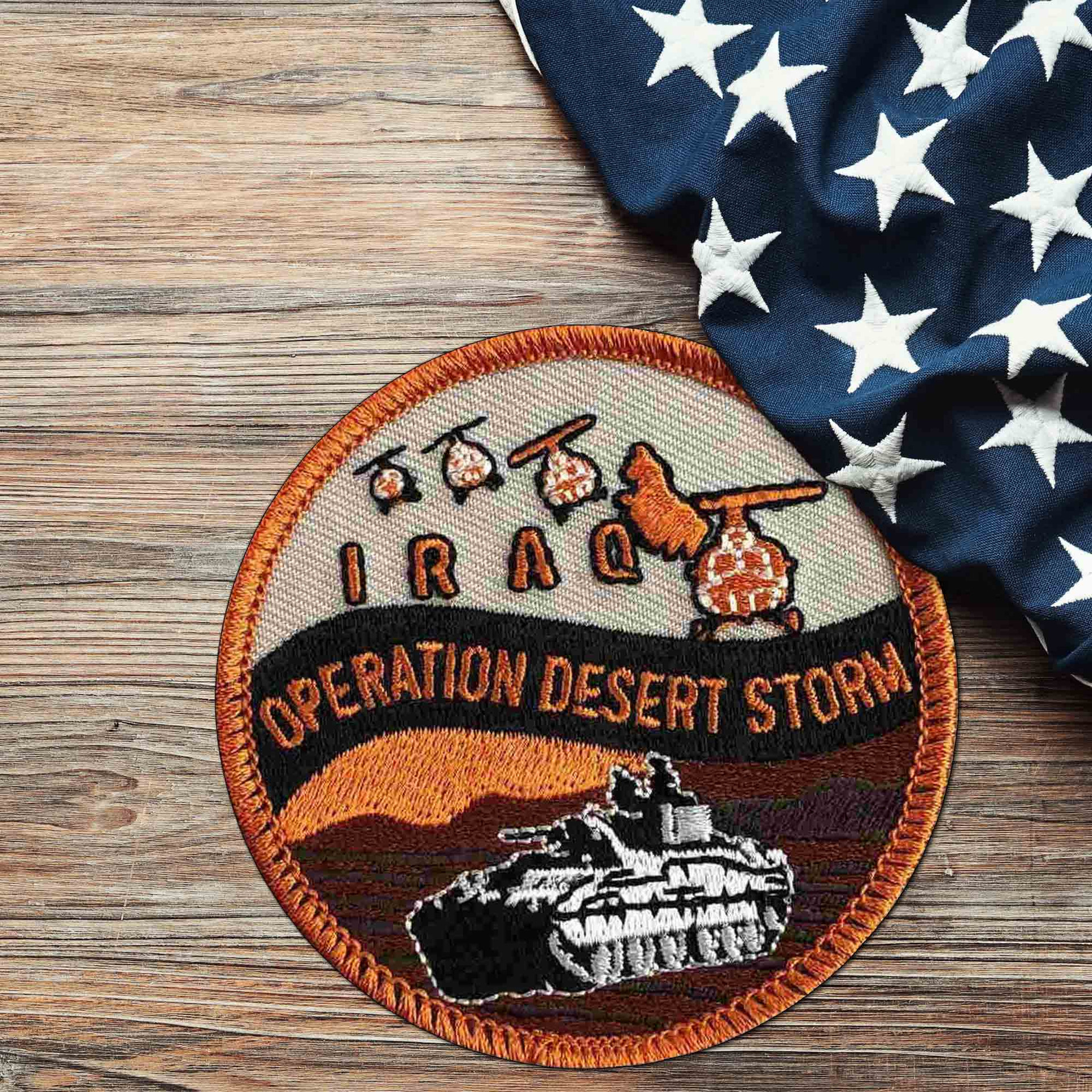 Operation Desert Storm Patch with Iraq Map and Graphics