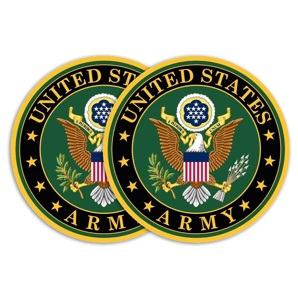 US Army Eagle Seal Circle Decal Sticker | VetFriends.com