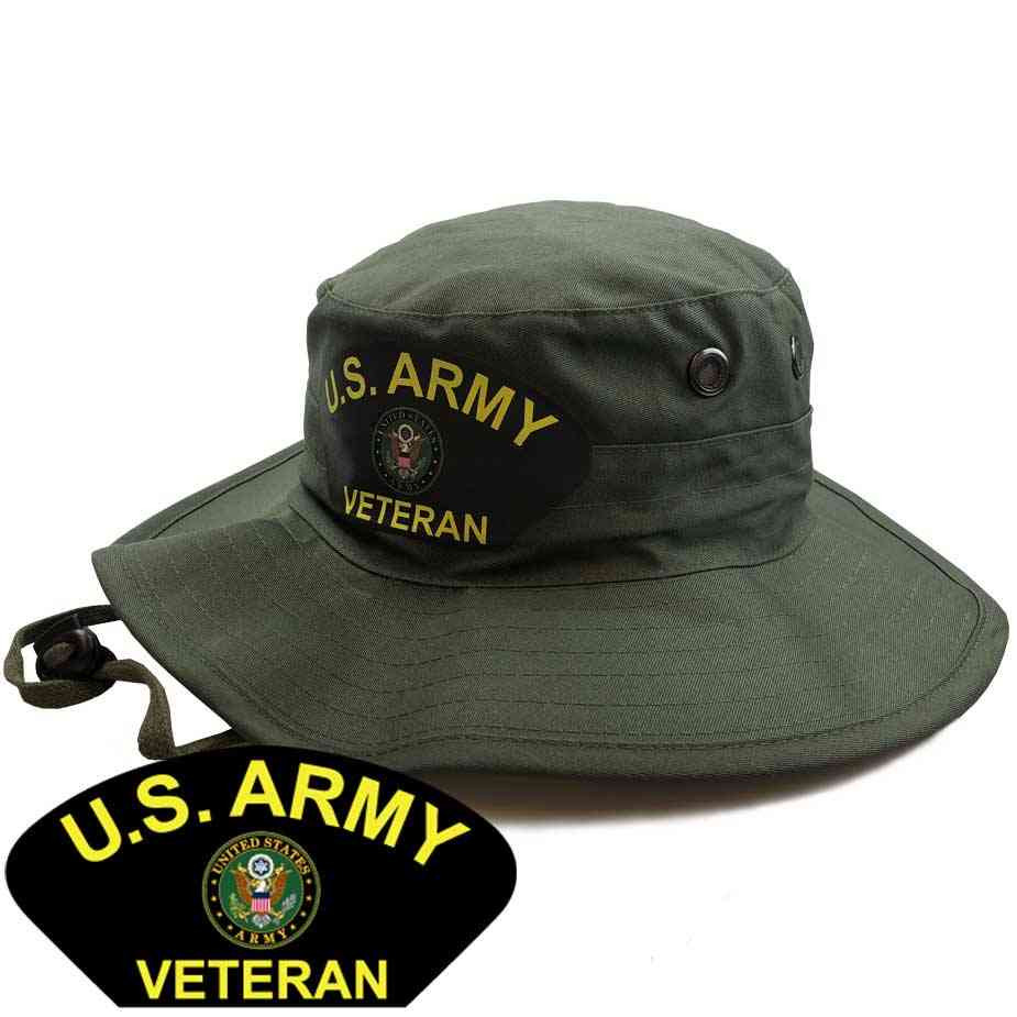 Embroidered Vietnam Veteran Boonie Hat / Vetfriends.com