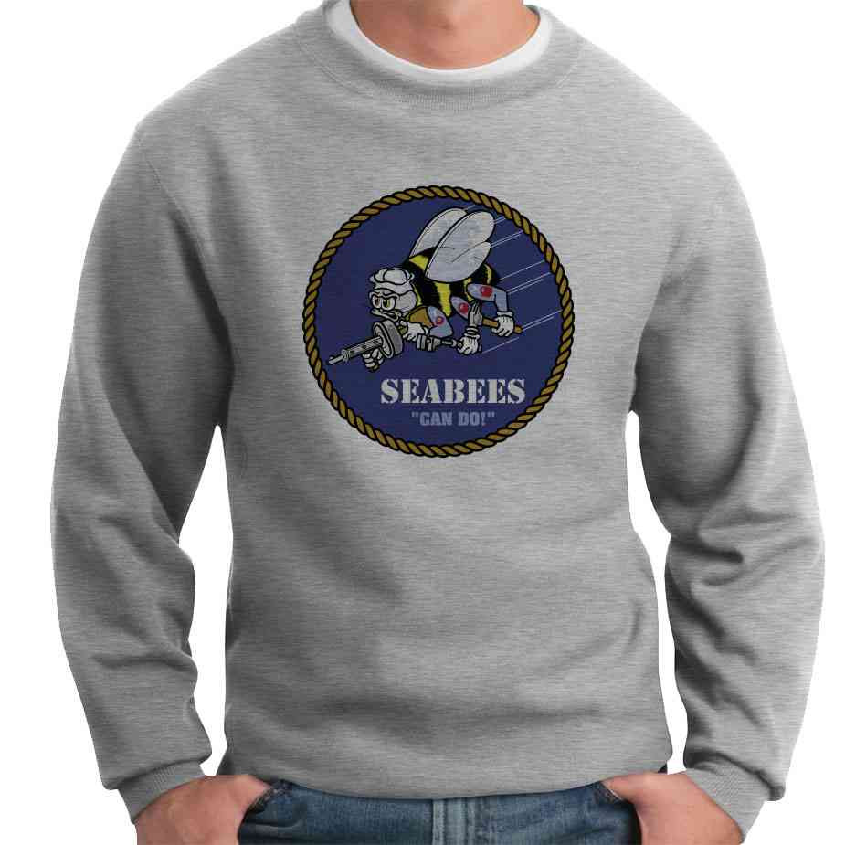 Officially Licensed U.S. Navy Seabees Crewneck Sweatshirt