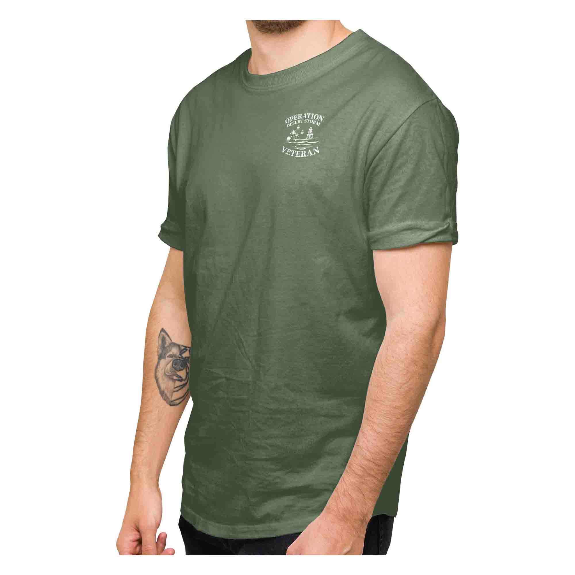 Operation Desert Storm Veteran Olive Drab T-shirt | VF Store