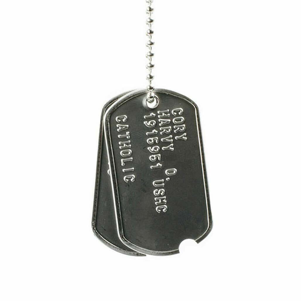 Personalized Military Dog Tag Set | VetFriends.com