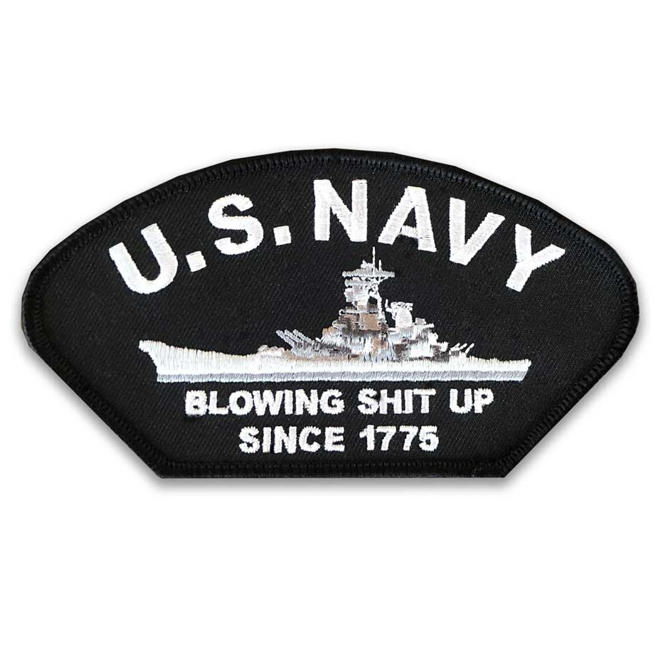 US Navy Patch with Ship Graphic