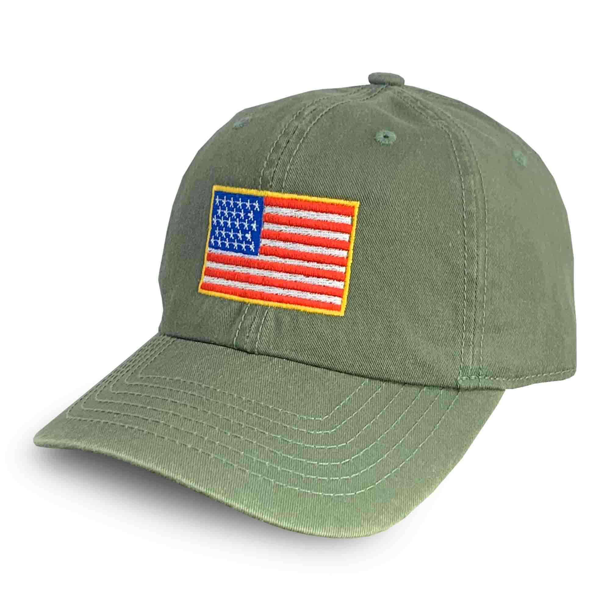 U.S. Army Retired Embroidered USA Flag Hat