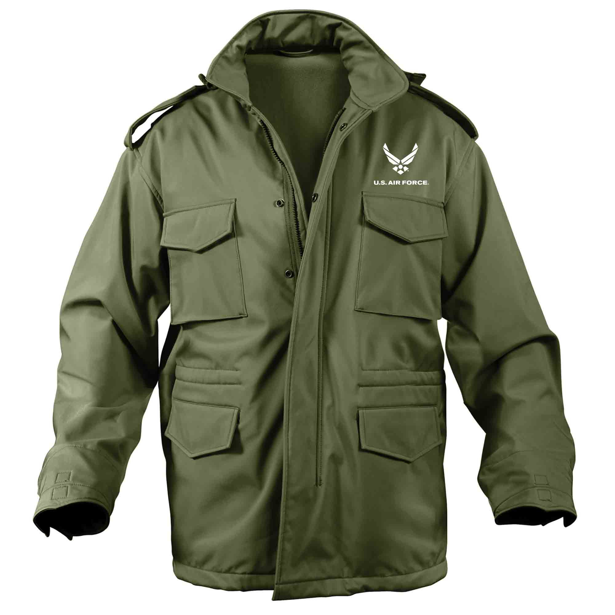 Custom Embroidered U.S. Air Force Hap Arnold Logo Soft Shell M-65 ...