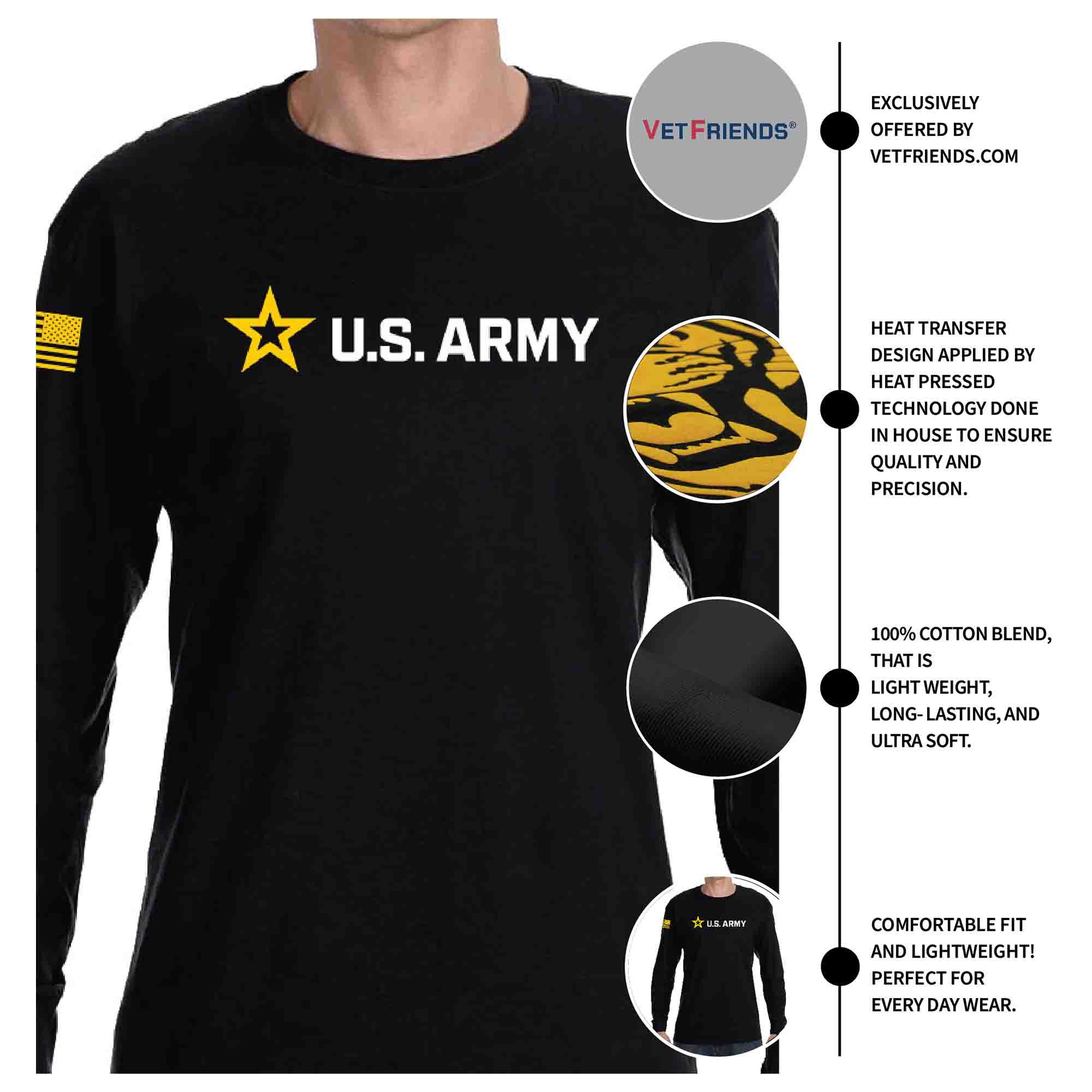 NEW Officially Licensed United States Army Logo and Slogan on Graphic ...