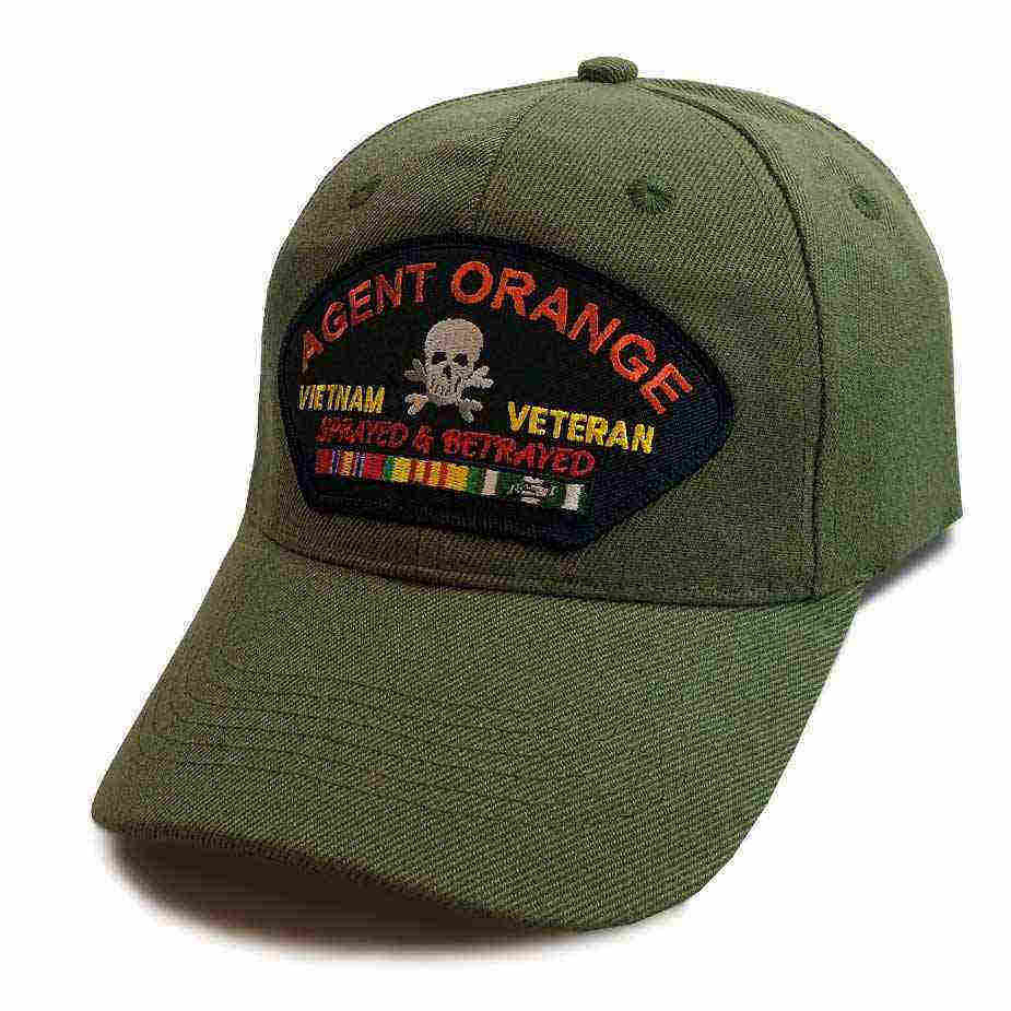 Vietnam Veteran w/ Ribbons: Agent Orange O.D. Hat