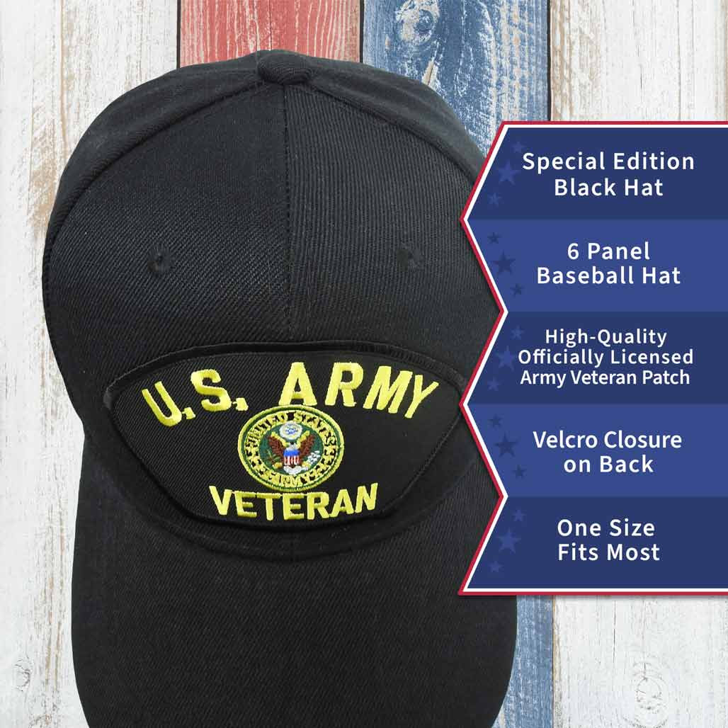 US Army Veteran Logo Hat - Hats | VetFriends.com