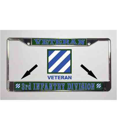 United States Army Veteran License Plate Frame