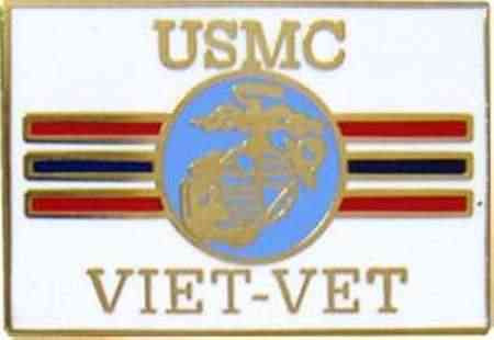 Vietnam Combat Vet Hat Lapel Pin