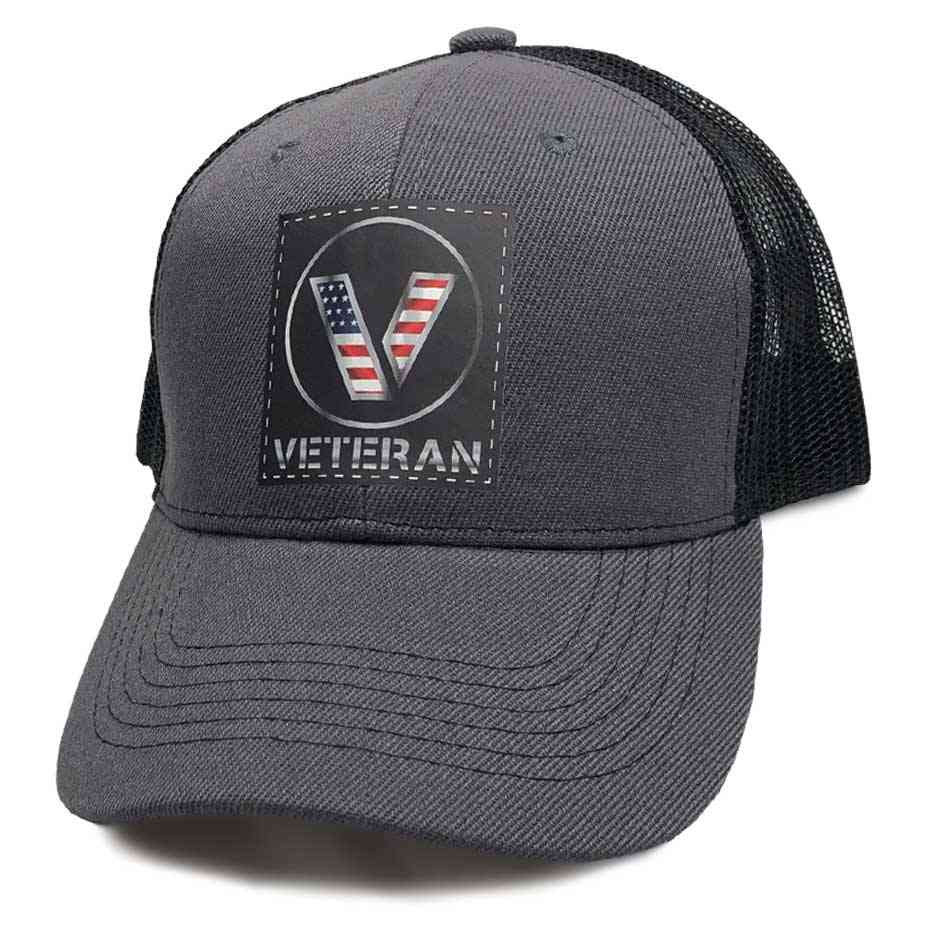 US Veteran Hat with Embroidered Stars and Stripes
