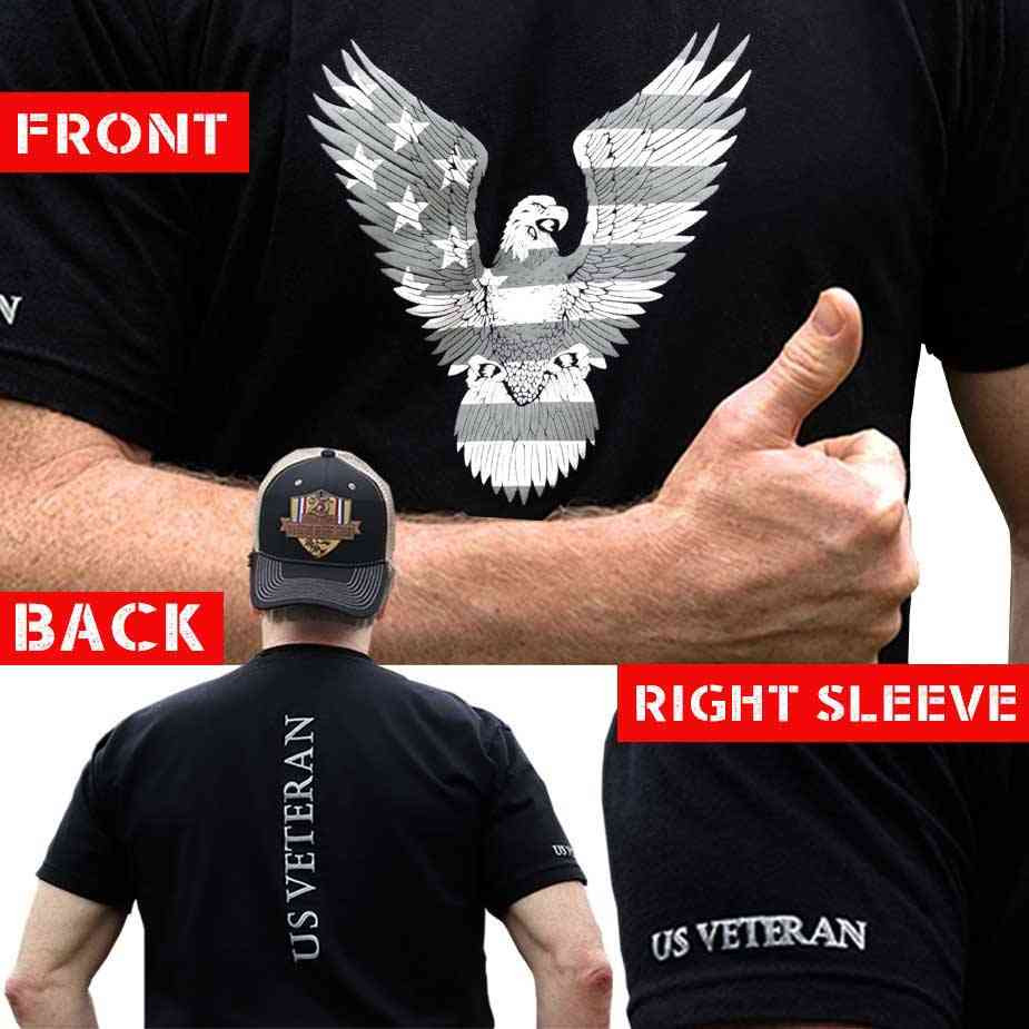 US Veteran T-Shirt with Eagle Graphic | VetFriends.com