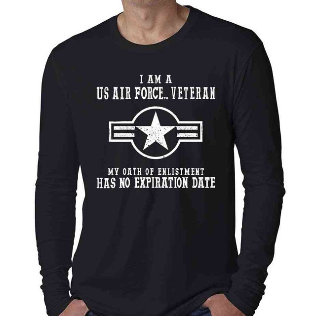 US Air Force Veteran T-Shirt with USAF Roundel Logo