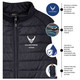 U.S Air Force Veteran Puffer Vest with Logo
