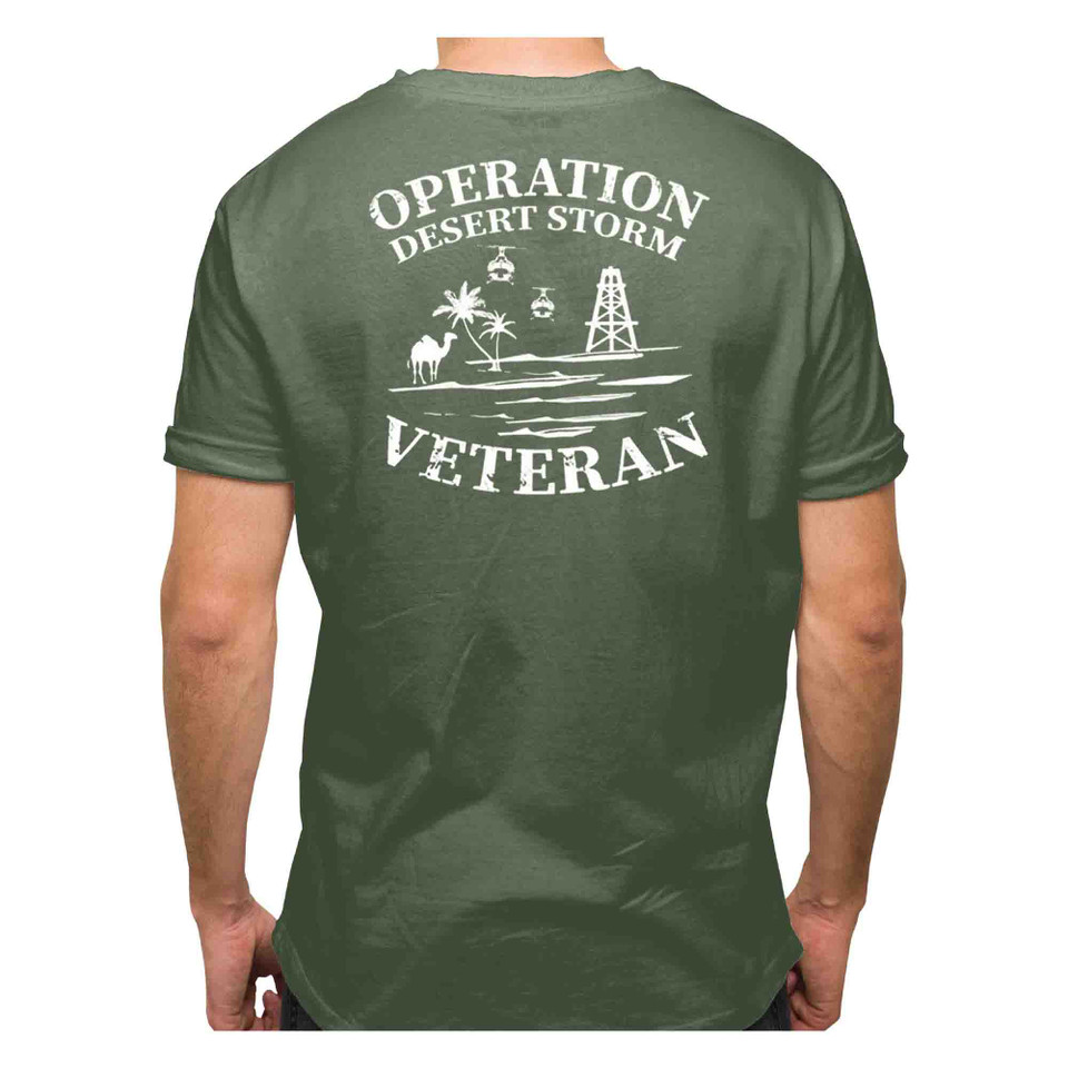 Operation Desert Storm Veteran Olive Drab T-shirt | VF Store