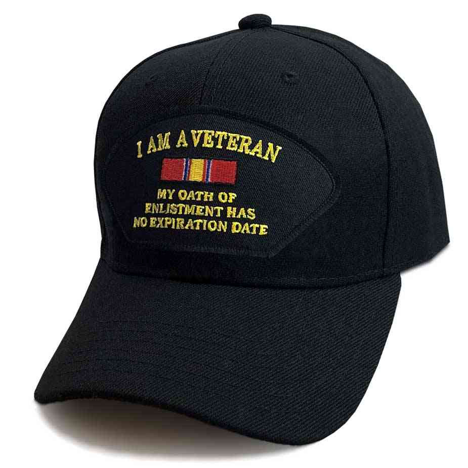 U.S. Veteran Hat with I Am A Veteran Graphic