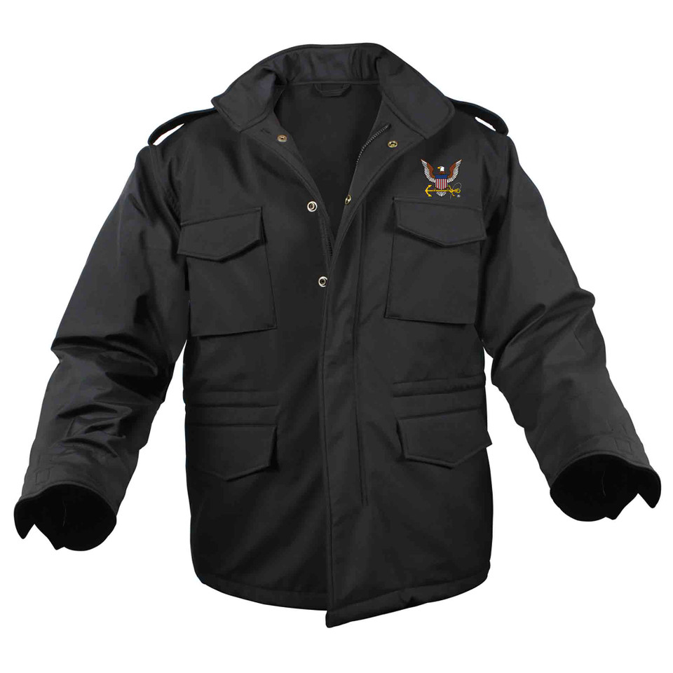 Custom Embroidered Vietnam Veteran with Service Ribbon Soft Shell M-65 ...