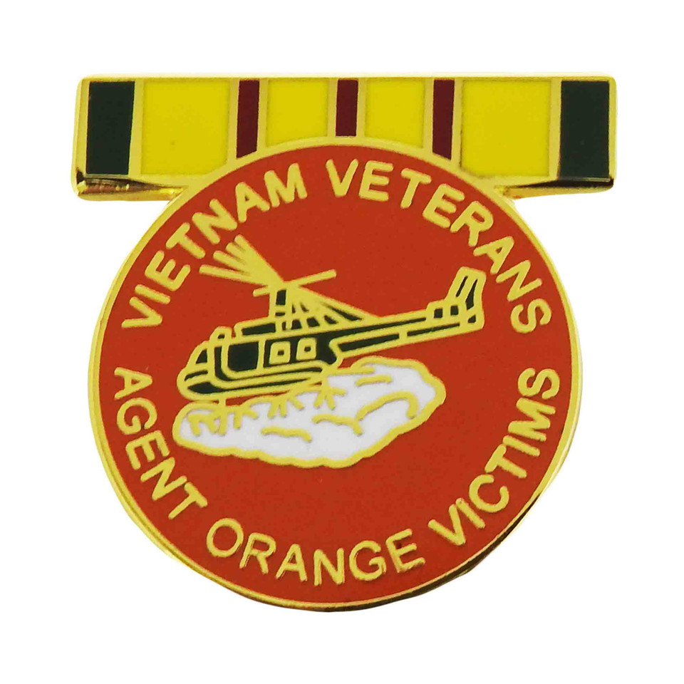 Agent Orange Hat Lapel Pin / Vetfriends.com