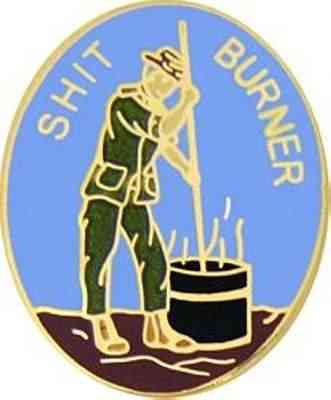 Shit Burner Lapel Pin / Vetfriends.com / Pin