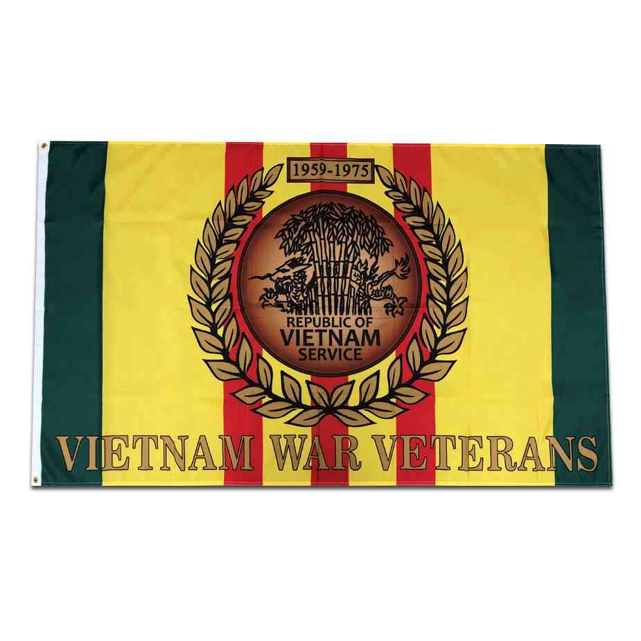 Vietnam War Veterans Service Ribbon Flag