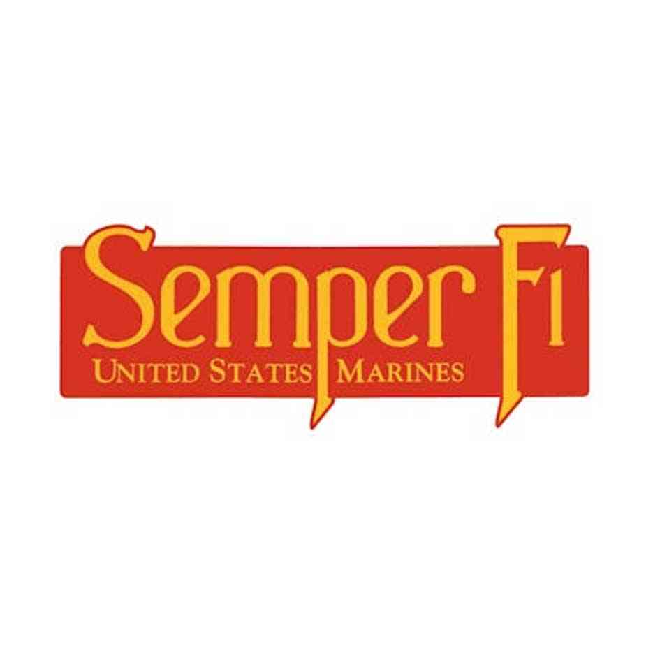 USMC Semper Fi Bumper Sticker | VetFriends